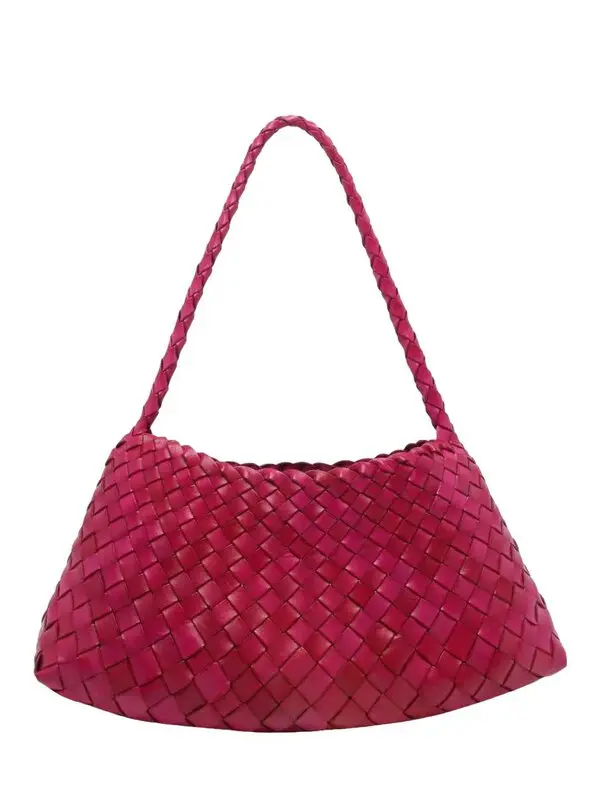 Dragon Diffusion Rosanna Handwoven Shoulder Bag - Pink