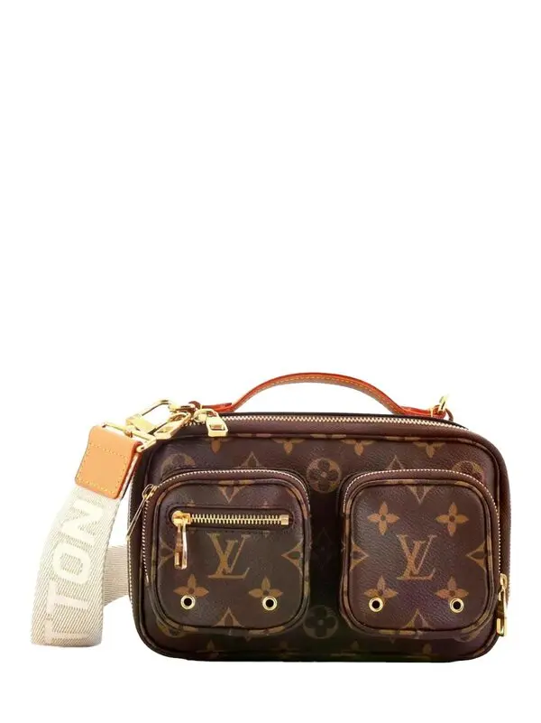 LOUIS VUITTON Utility Monogram Canvas Crossbody Bag - Brown