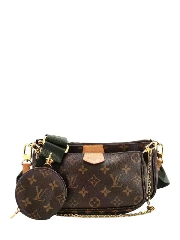 LOUIS VUITTON Multi Pochette Accessoires Monogram Canvas Crossbody Bag - Brown