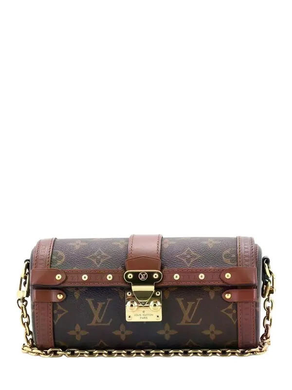 LOUIS VUITTON Papillon Trunk Shoulder Bag Monogram Canvas - Brown