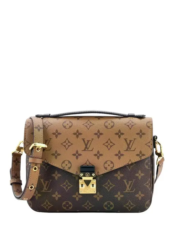 LOUIS VUITTON Pochette Metis Reverse Monogram Canvas - Brown
