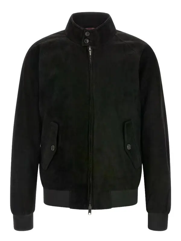 BARACUTA Harrington Jacket - Black