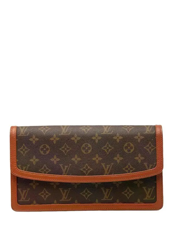 LOUIS VUITTON 1992 Monogram Pochette Dame Gm - Brown