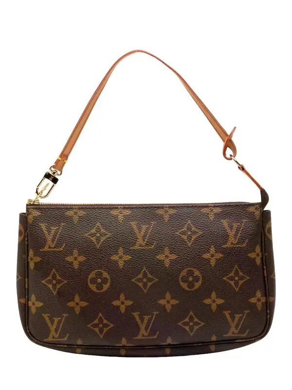 LOUIS VUITTON 1998 Monogram Pochette Accessoires - Brown