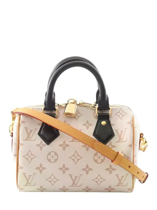 LOUIS VUITTON Monogram Dune Speedy Bandouliere 20 Satchel - Brown