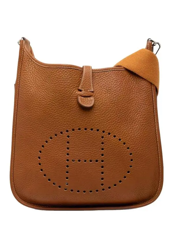 Hermès 2005 Clemence Evelyne Ii 29 Crossbody Bag - Brown