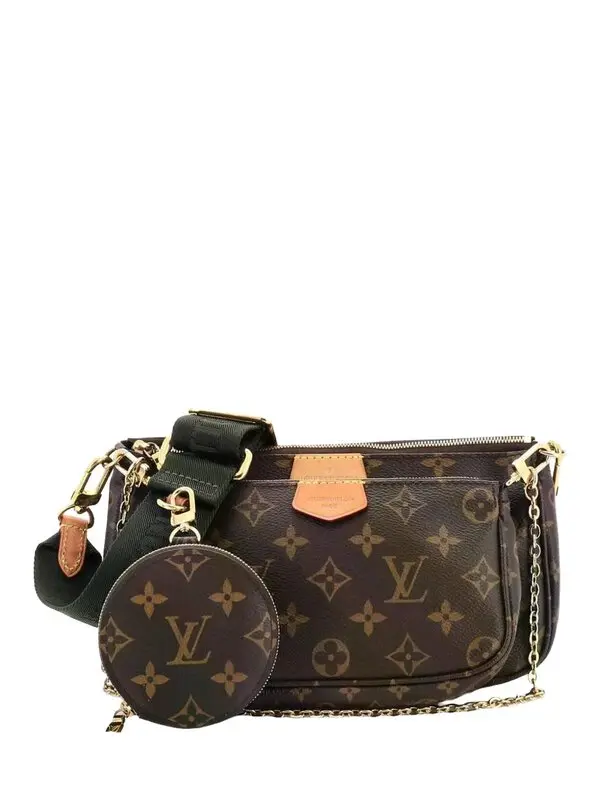 LOUIS VUITTON Multi Pochette Accessoires Monogram Canvas Crossbody Bag - Brown
