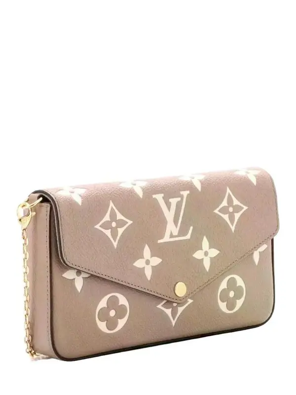 LOUIS VUITTON Felicie Pochette Bicolor Monogram Empreinte Giant - Grey