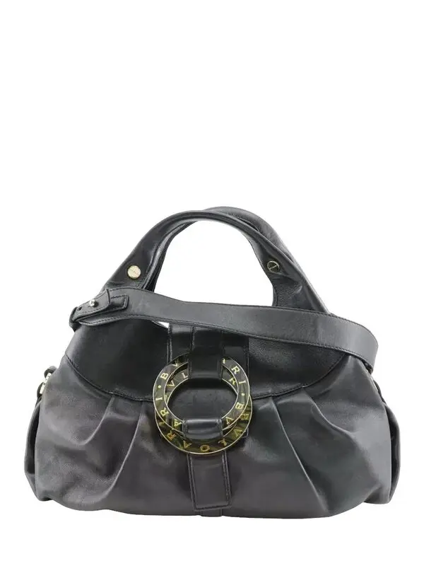 BVLGARI 2000-2025 Chandra Satchel - Black