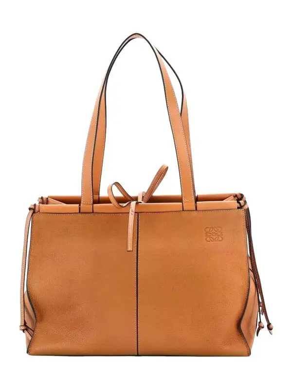 Loewe Cushion Large Tote Bag Leather - Brown