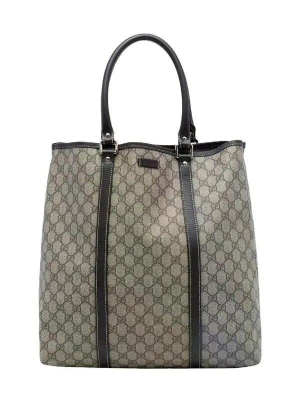 Gucci Gg Supreme Joy Vertical Tote - Brown