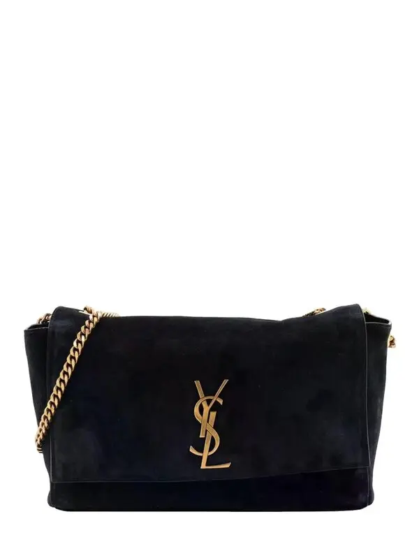 Saint Laurent Classic Monogram Reversible Shoulder Bag - Black