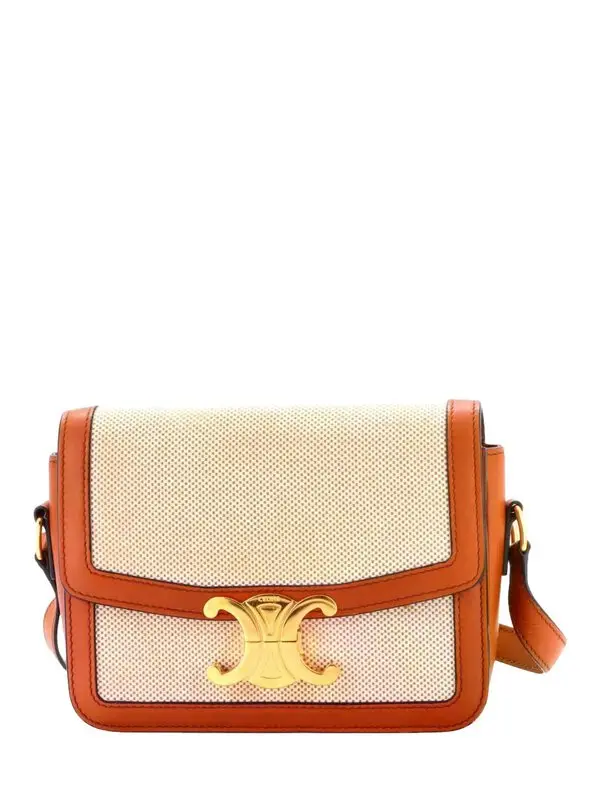 Celine Triomphe Teen Crossbody Bag - Brown