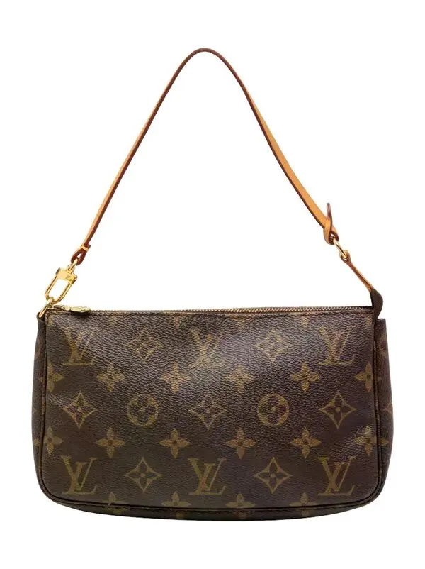 LOUIS VUITTON 2002 Monogram Pochette Accessoires - Brown