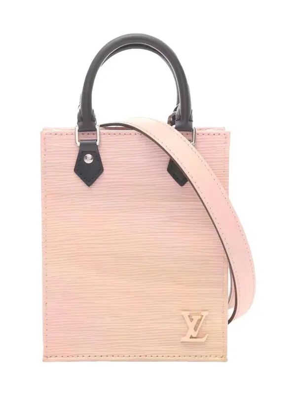LOUIS VUITTON 2020 Epi Petit Sac Plat Satchel - Pink