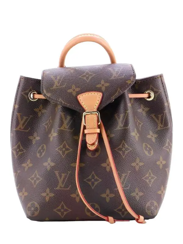 LOUIS VUITTON Montsouris Nm Monogram Canvas Bb Backpack - Brown
