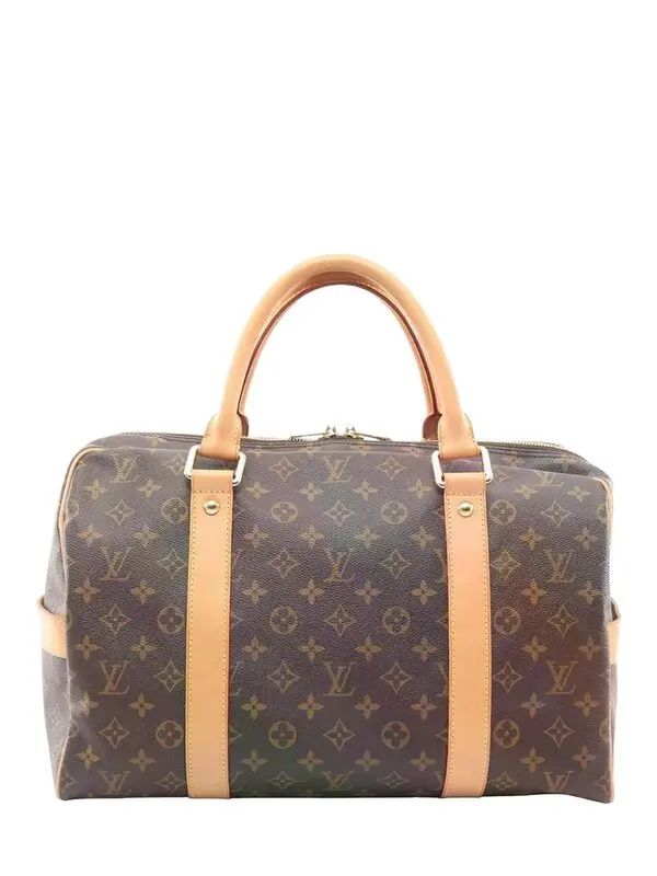 LOUIS VUITTON 2006 Monogram Carryall Travel Bag - Brown