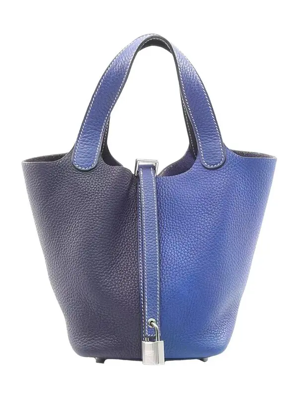Hermès 2021 Picotin Lock Pm Handbag - Blue