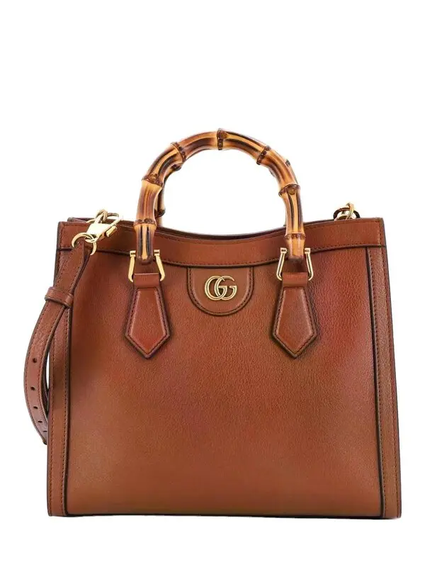 Gucci Diana Small Tote Bag With Bamboo Handle - Brown