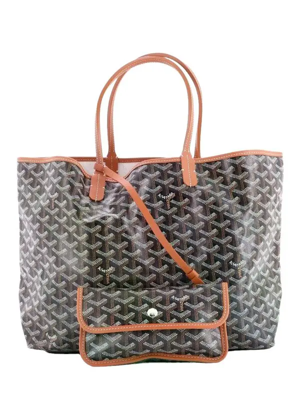 Goyard Saint Louis Coated Canvas Pm Tote Bag - Brown
