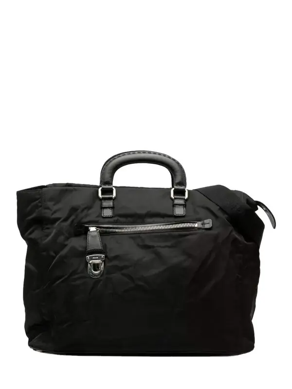 Prada 2013-2025 Tessuto Travel Bag - Black