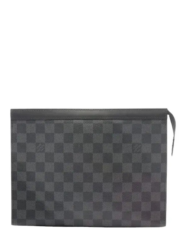 LOUIS VUITTON Damier Graphite Pochette Voyage Mm - Black