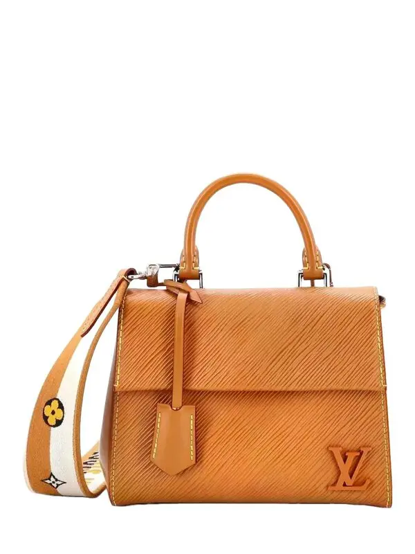 LOUIS VUITTON Cluny Top Handle Bag Epi Leather - Brown