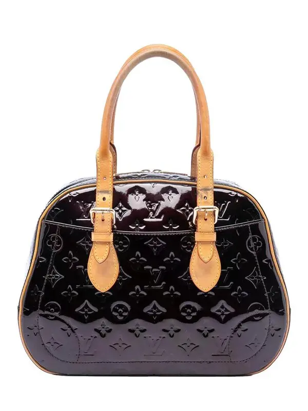 LOUIS VUITTON 2000-2010 Monogram Vernis Summit Drive Handbag - Purple