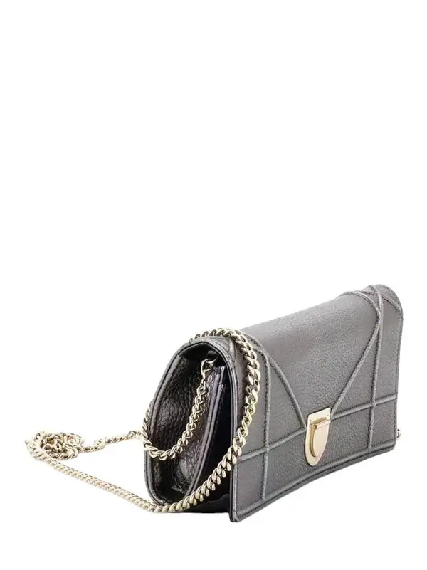 Dior Diorama Croisiere Chain Wallet - Metallic