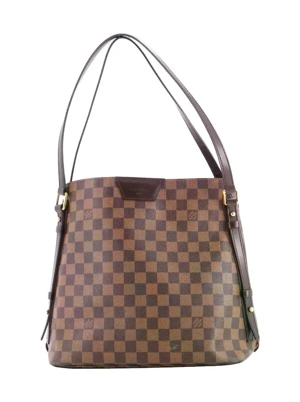 LOUIS VUITTON Cabas Rivington Damier Shoulder Bag - Brown