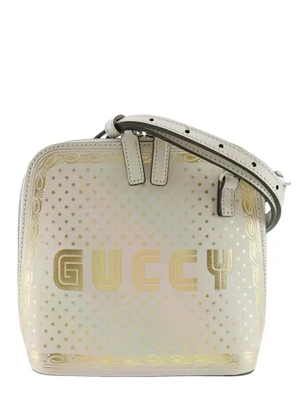 Gucci Mini Guccy Sega Crossbody Bag - White