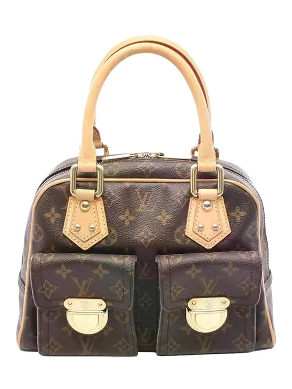LOUIS VUITTON 2006 Monogram Manhattan Pm Handbag - Brown