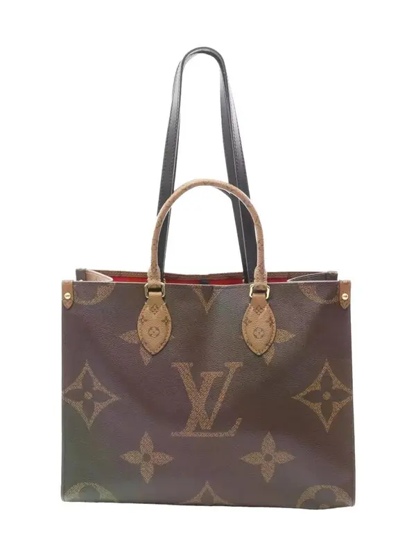 LOUIS VUITTON Monogram Giant Onthego Mm Satchel - Brown
