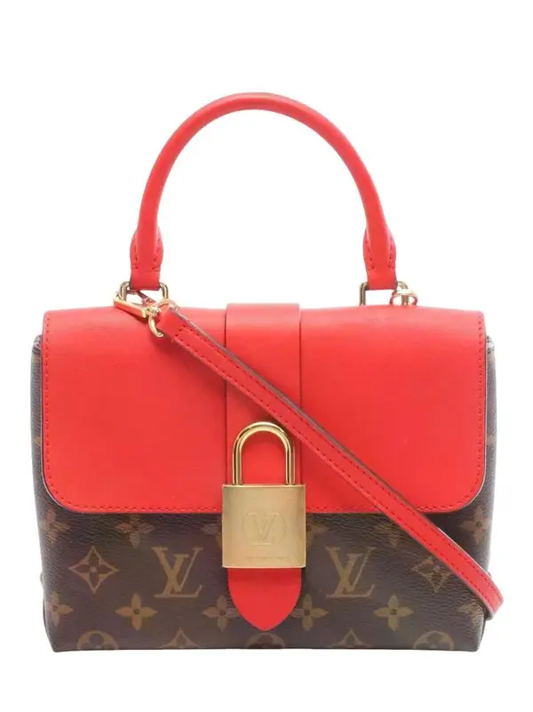 LOUIS VUITTON 2018 Monogram Locky Bb Satchel - Brown