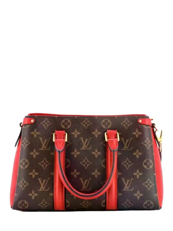 LOUIS VUITTON Soufflot Bb Satchel Monogram Canvas - Brown