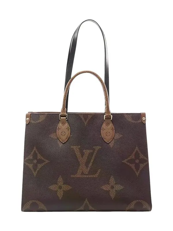 LOUIS VUITTON 2021-2026 Monogram Giant Onthego Mm Satchel - Brown