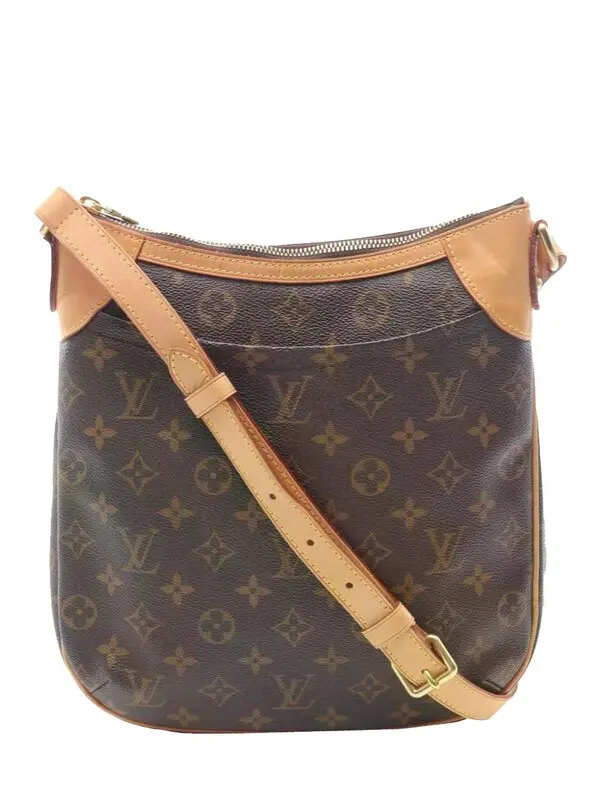 LOUIS VUITTON 2009 Monogram Odeon Pm Crossbody Bag - Brown