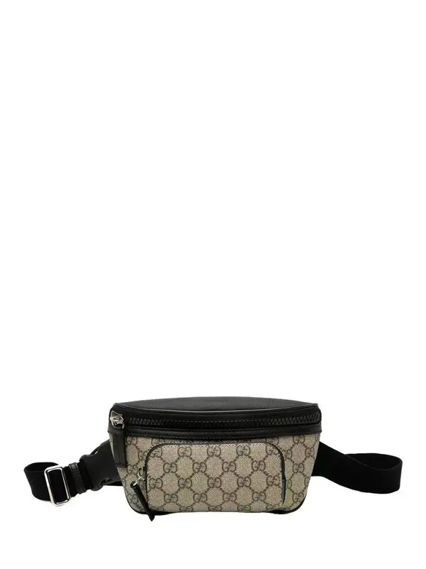 Gucci Gg Supreme Belt Bag - Brown