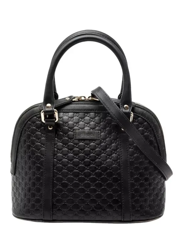 Gucci Mini Microissima Dome Satchel 2000-2015 - Black