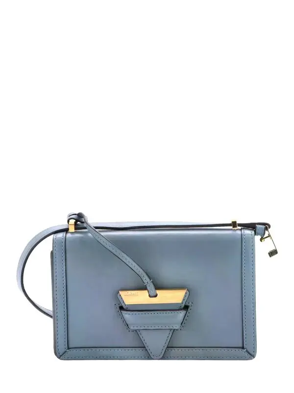 Loewe Barcelona Small Leather Shoulder Bag - Blue