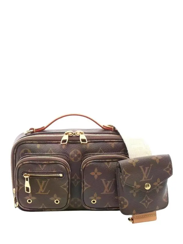 LOUIS VUITTON 2021-2026 Monogram Utility Satchel - Brown