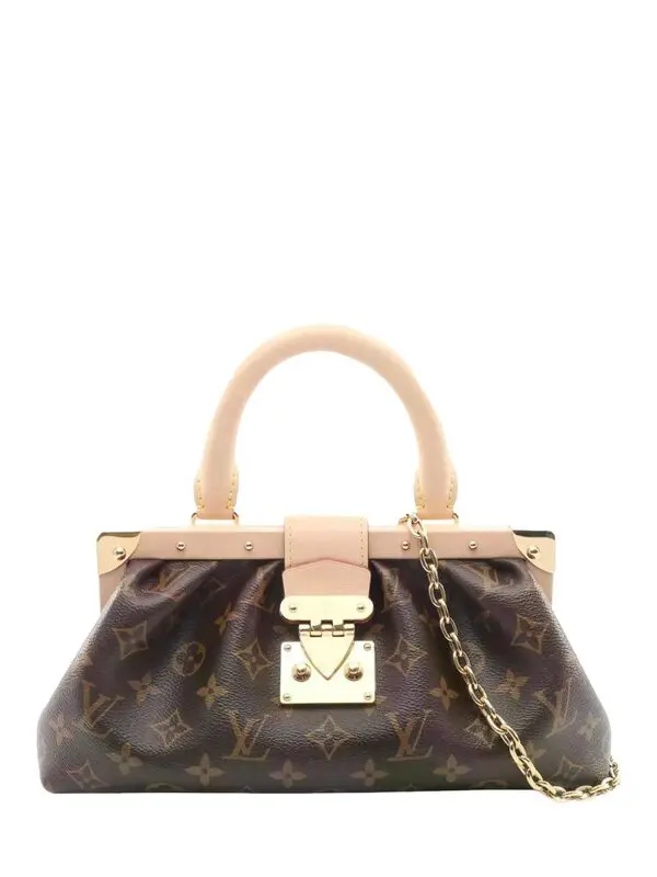 LOUIS VUITTON 2021-2026 Monogram Satchel - Brown