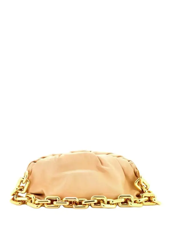 Bottega Veneta The Chain Pouch Leather Shoulder Bag - Neutrals