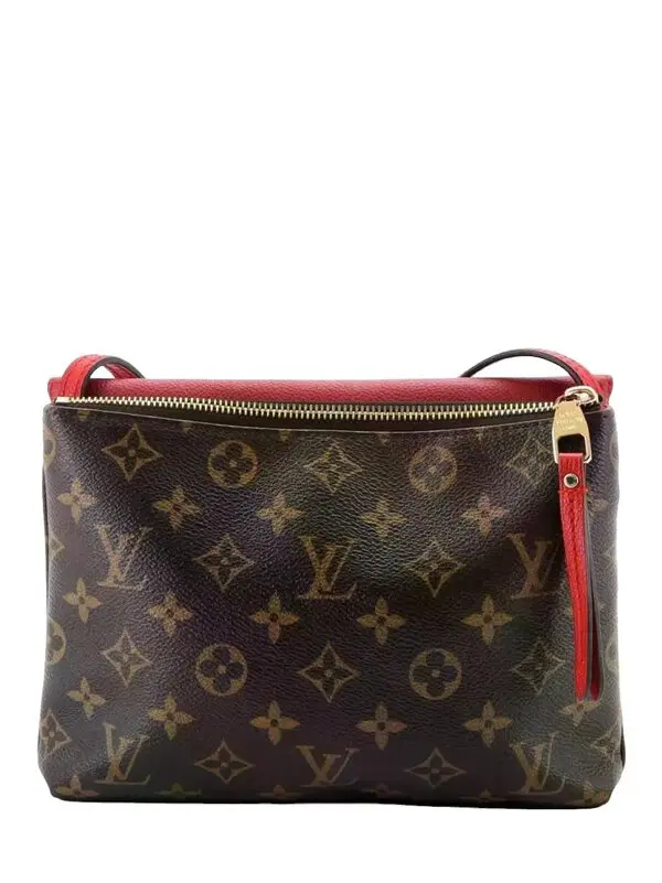 LOUIS VUITTON Monogram Canvas And Leather Crossbody Bag - Brown