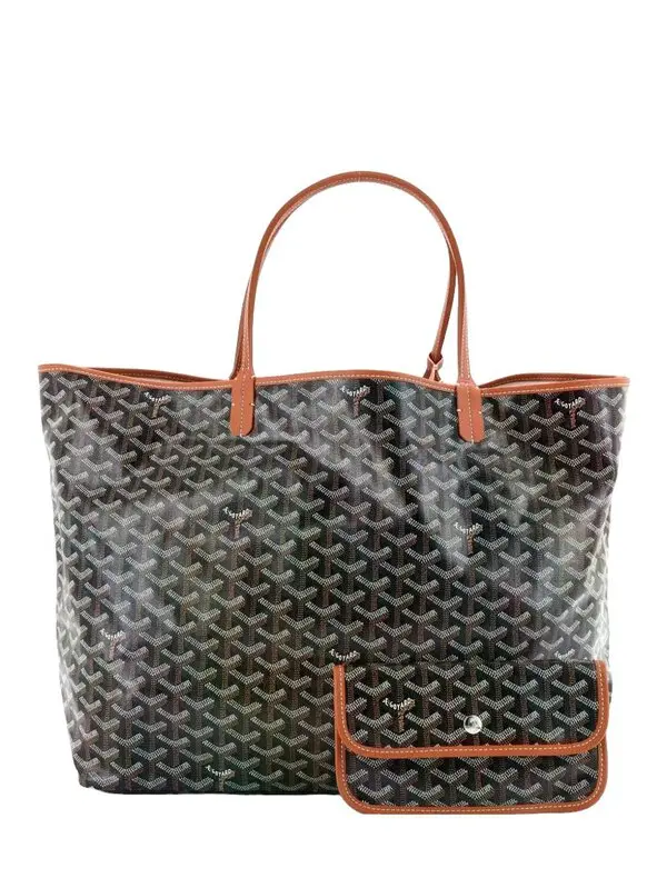 Goyard Saint Louis Coated Canvas Gm Tote Bag - Brown