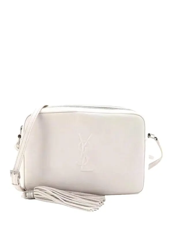 Saint Laurent Lou Camera Crossbody Bag Leather Small - Neutrals