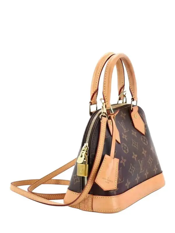 LOUIS VUITTON Alma Handbag Monogram Canvas Bb - Brown