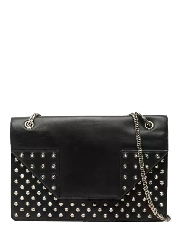 Saint Laurent Medium Studded Leather Betty Shoulder Bag - Black