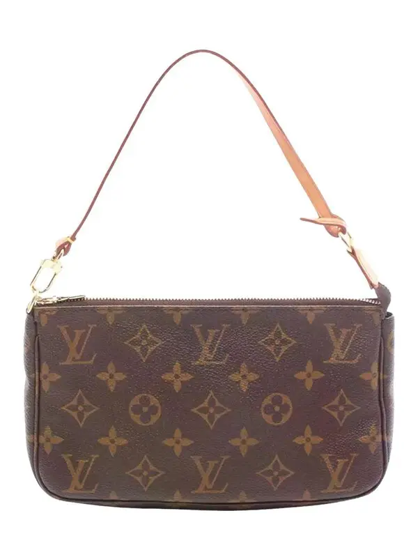 LOUIS VUITTON 2000 Monogram Pochette Accessoires - Brown