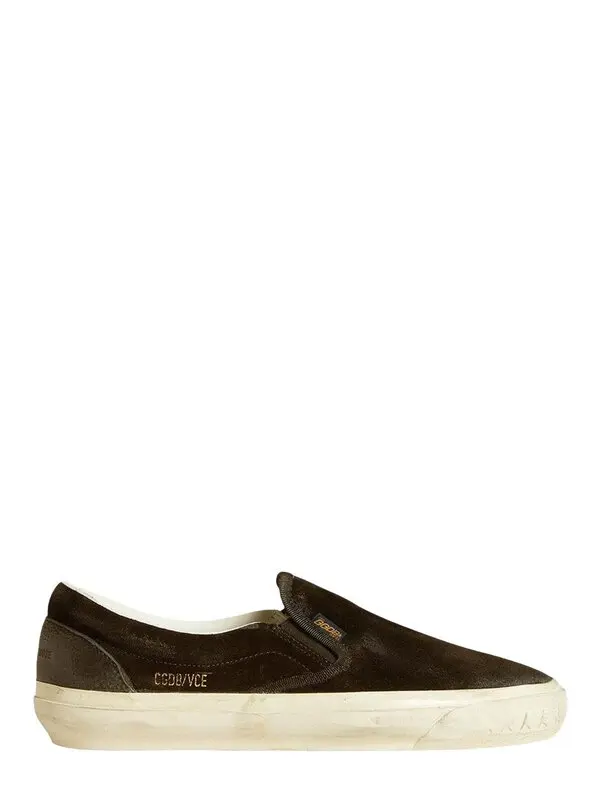GOLDEN GOOSE Vce Penstar Slip-on Sneakers - Black